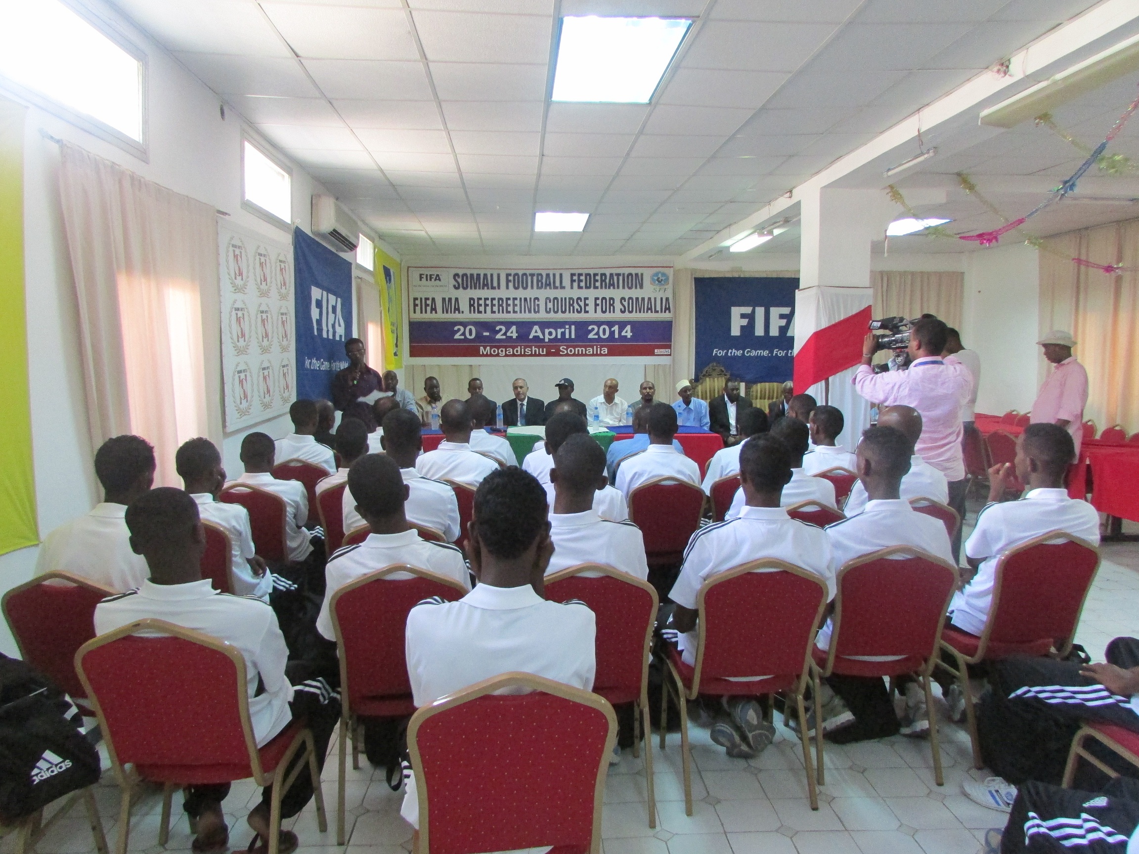 Somali Soccer referees attend FIFA MA course at home